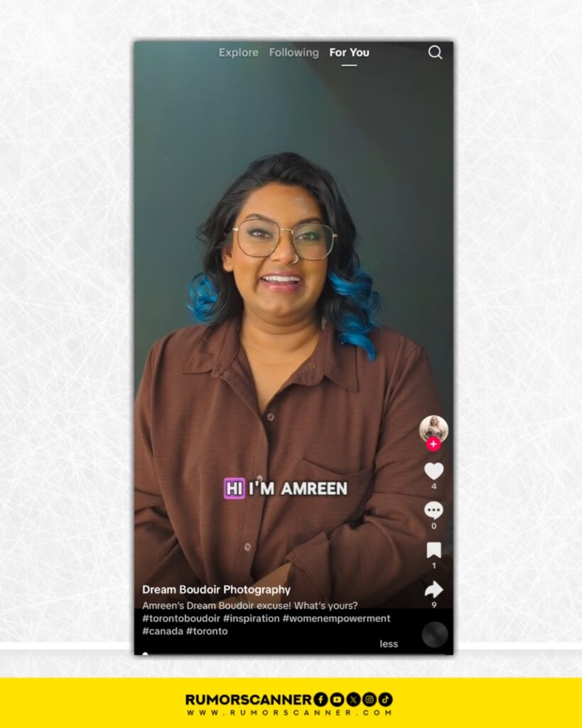 ভারতীয় মডেলের ছবি দাবিতে পুতুলের মেয়ে আমরিনের ছবি প্রচার